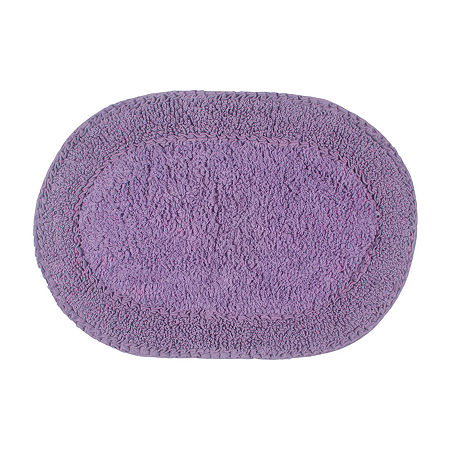 Click here for Home Weavers Double Ruffle Bath Rug  17 x 24 - Pur... prices