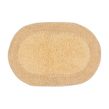 Home Weavers Double Ruffle Bath Rug  17 x 24 - Butter