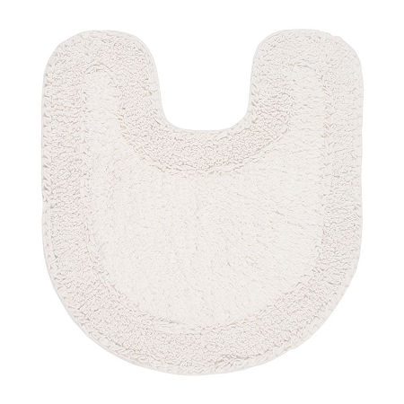 Home Weavers Double Ruffle Bath Rug  20 x 20 - Natural