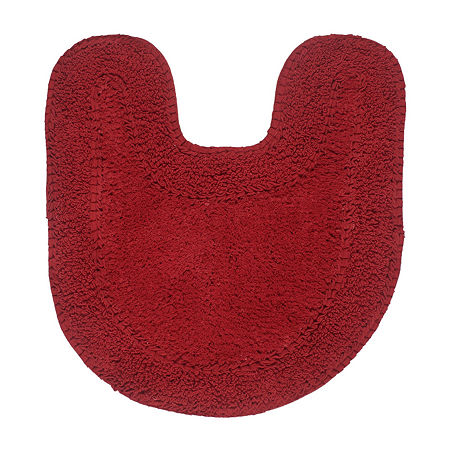 Click here for Home Weavers Double Ruffle Bath Rug  20 x 20 - Red prices