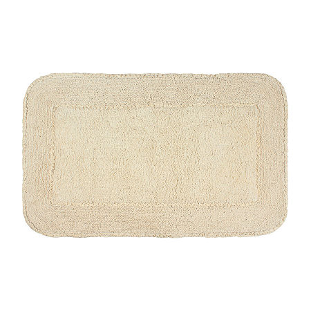 Home Weavers Double Ruffle Bath Rug  24 x 40 - Natural