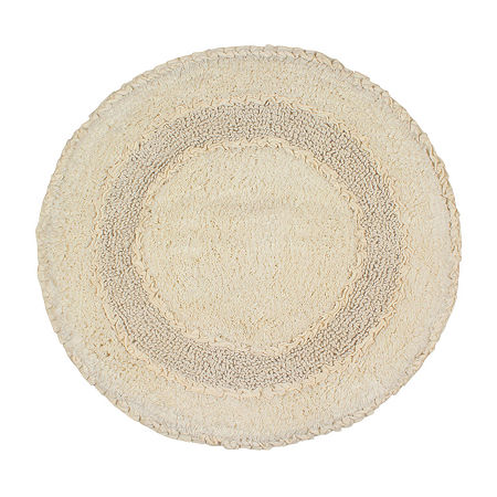 Click here for Home Weavers Inc Radiant 30 Inch Round Bath Rug  O... prices