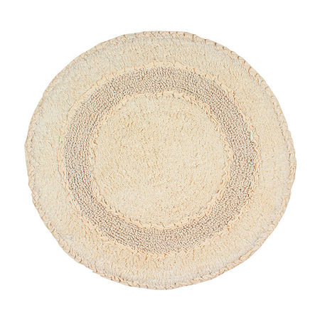 Home Weavers Radiant Bath Rug  22 Round - Natural