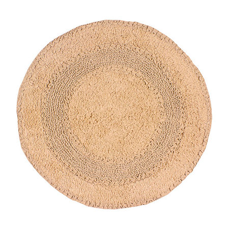Home Weavers Radiant Bath Rug  22 Round - Camel