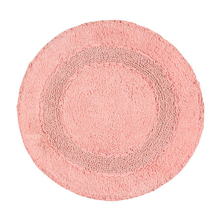 Home Weavers Radiant Bath Rug  22 Round - Pink
