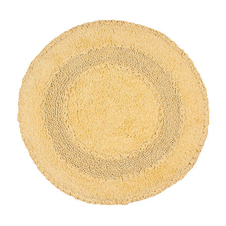 Home Weavers Radiant Bath Rug  22 Round - Yellow