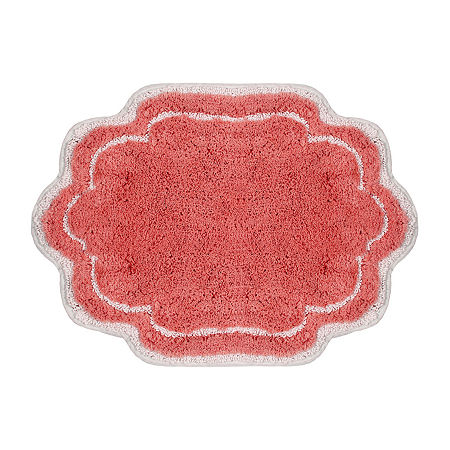Home Weavers Allure Bathroom Rug  17 x 24 - Coral