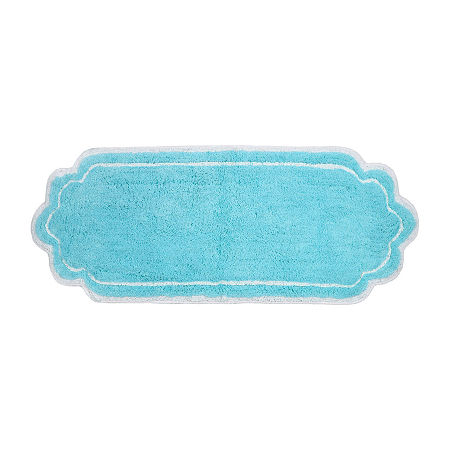 Home Weavers Allure Runner Bathroom Rug  21 x 54 - Turquoise