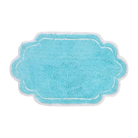 Home Weavers Allure Bathroom Rug  24 x 40 - Turquoise