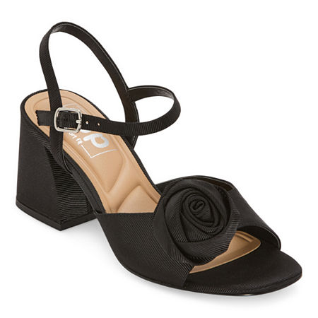 Click here for Pop Womens Shaea Heeled Sandals  5 Medium  Black prices