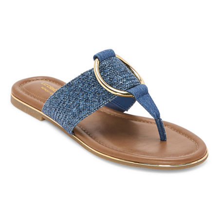 Click here for Liz Claiborne Womens Camplin Flat Sandals  9 1/2 M... prices