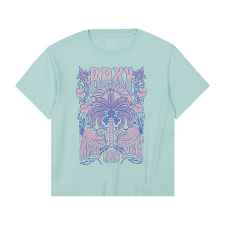 Click here for Roxy Big Kid Girls Crew Neck Short Sleeve Oversize... prices