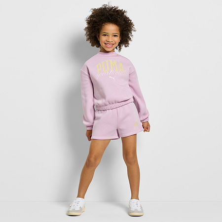 Click here for PUMA Little Girls 2-pc. Short Set  6x  Gray prices