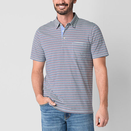 Click here for St. Johns Bay Striped Sueded Jersey Mens Classic F... prices
