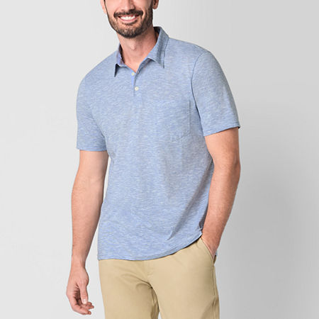 Click here for St. Johns Bay Sueded Jersey Mens Slim Fit Short Sl... prices
