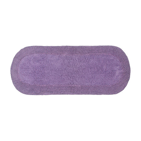 Click here for Home Weavers Double Ruffle Bath Rug  21 x 54 - Pur... prices