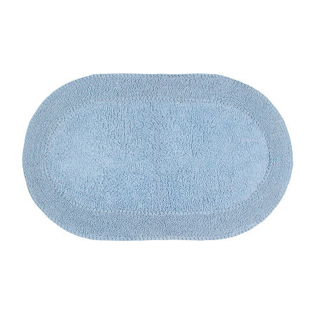 Click here for Home Weavers Double Ruffle Bath Rug  24 x 40 - Blu... prices