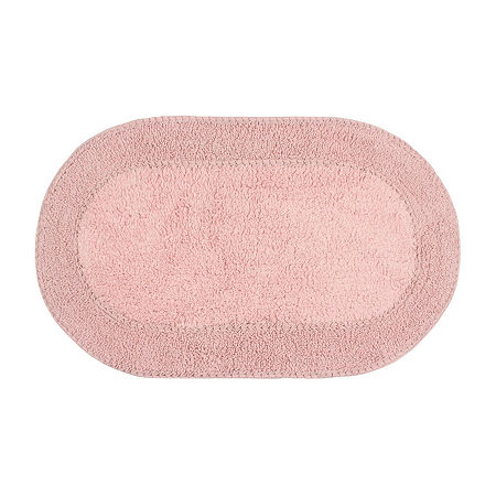 Home Weavers Double Ruffle Bath Rug  24 x 40 - Pink