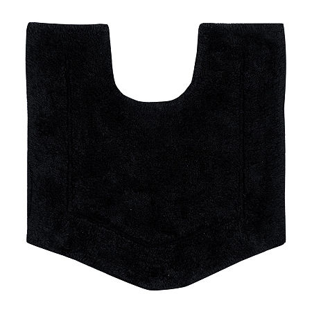 Home Weavers Waterford Contour Bath Rug  20 x 20 - Black