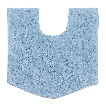 Home Weavers Waterford Contour Bath Rug  20 x 20 - Blue