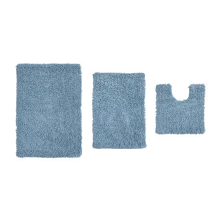 Home Weavers Fantasia 3-Pc. Bath Rug Set - Blue