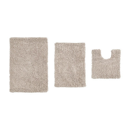 Home Weavers Fantasia 3-Pc. Bath Rug Set - Natural