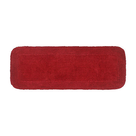 Home Weavers Radiant Bath Rug  21 x 54 - Red