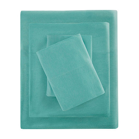 Intelligent Design Jersey-Knit Cotton Blend 3-Pc. Sheet Set  Twin Xl - Aqua