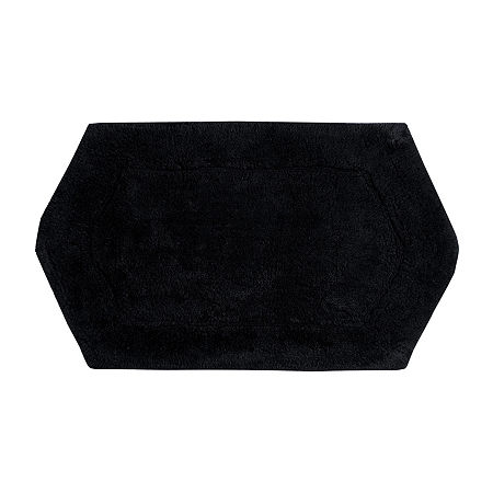 Home Weavers Waterford Bath Rug  21 x 34 - Black