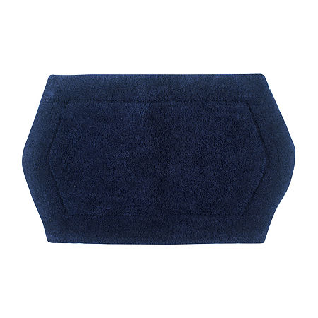 Home Weavers Waterford Bath Rug  21 x 34 - Navy Blue