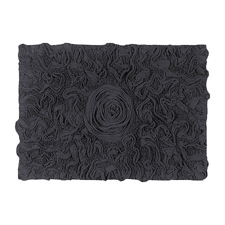 Home Weavers Modesto Bath Rug  17 x 24 - Grey