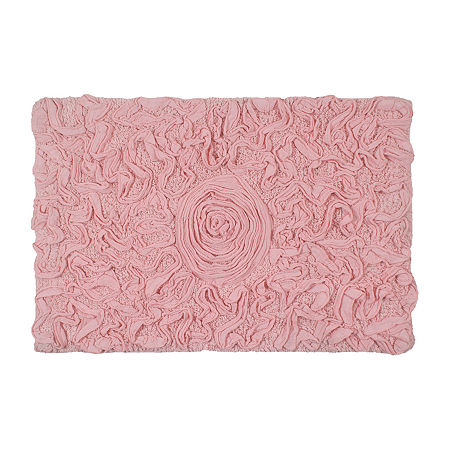 Home Weavers Modesto Bath Rug  17 x 24 - Pink