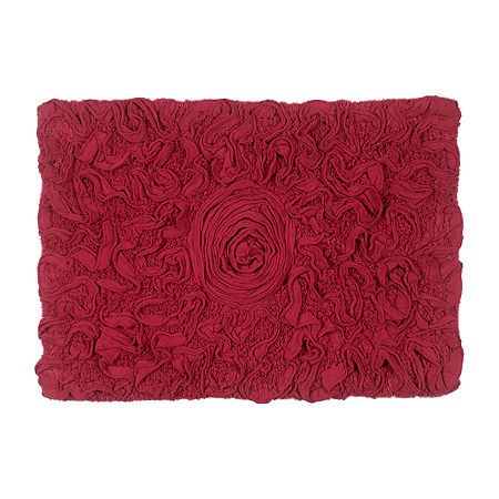Click here for Home Weavers Modesto Bath Rug  17 x 24 - Red prices