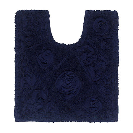 Home Weavers Modesto Bath Rug  20 x 20 - Navy Blue