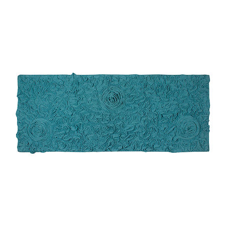 Home Weavers Modesto Bath Rug  21 x 54 - Turquoise