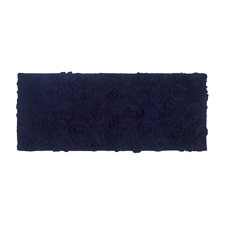 Click here for Home Weavers Modesto Bath Rug  21 x 54 - Navy Blue prices