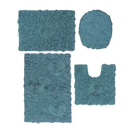 Click here for Home Weavers Inc Bellflower 4-pc. Quick Dry Bath R... prices