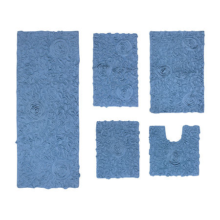 Click here for Home Weavers Inc Bellflower 5-pc. Quick Dry Bath R... prices