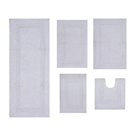 Click here for Home Weavers Inc Classy 5-pc. Quick Dry Bath Rug S... prices