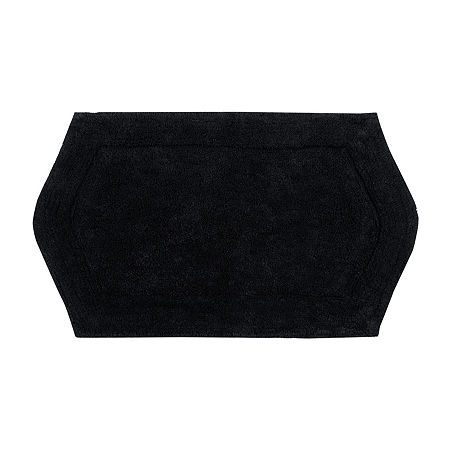 Home Weavers Waterford Bath Rug  24 x 40 - Black