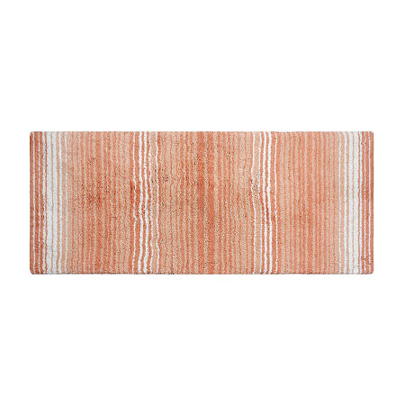 Home Weavers Gradiation Bath Rug  21 x 54 - Coral