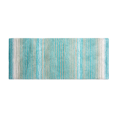 Home Weavers Gradiation Bath Rug  21 x 54 - Turquoise