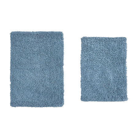 Home Weavers Fantasia 2-Pc. Bath Rug Set - Blue