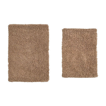 Home Weavers Fantasia 2-Pc. Bath Rug Set - Linen