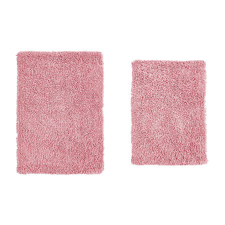 Home Weavers Fantasia 2-Pc. Bath Rug Set - Pink