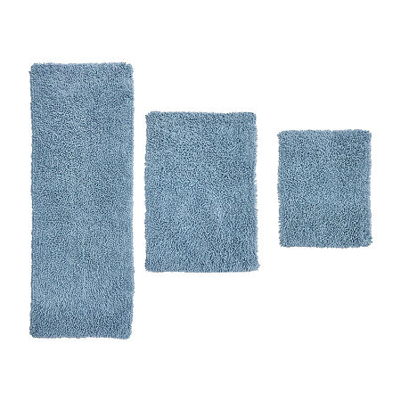 Home Weavers Fantasia 3-Pc. Bath Rug Set - Blue