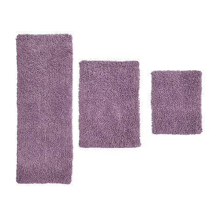Home Weavers Fantasia 3-Pc. Bath Rug Set - Purple