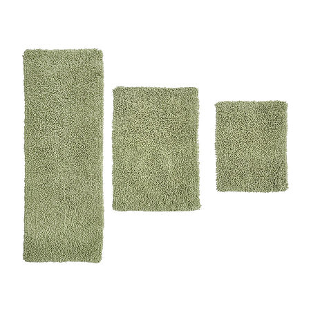 Home Weavers Fantasia 3-Pc. Bath Rug Set - Sage