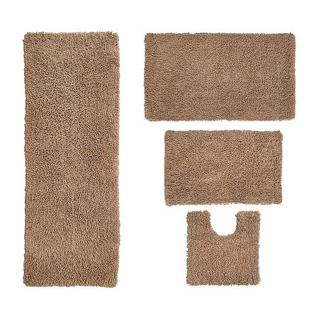 Home Weavers Fantasia 4-Pc. Bath Rug Set - Linen