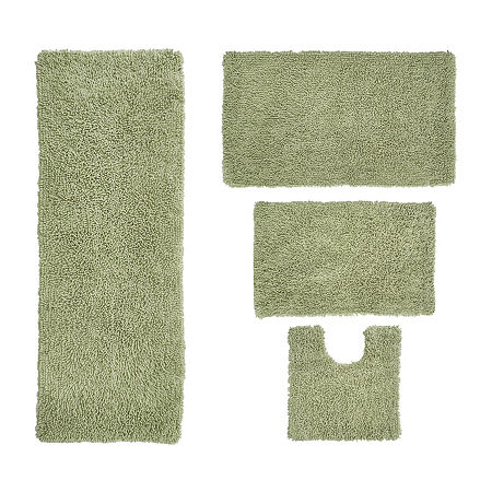 Home Weavers Fantasia 4-Pc. Bath Rug Set - Sage